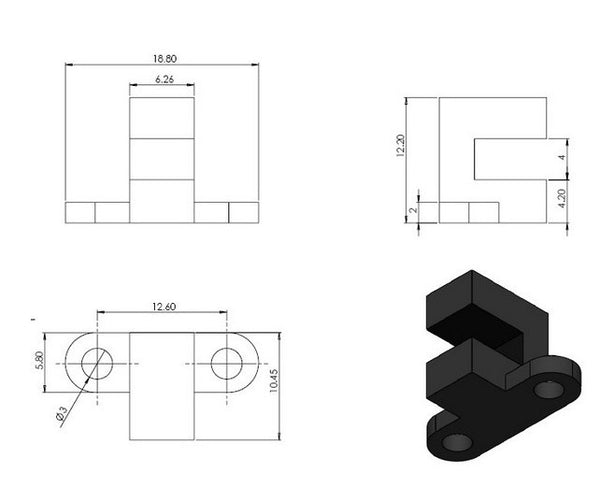 4mm Groove Opto-Coupler Sensor Unit – Firgelli Robots