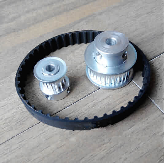 HTD 3M Aluminum Synchronous Pulley Set / Ratio- 1:5 / Teeth: 20-100 ...