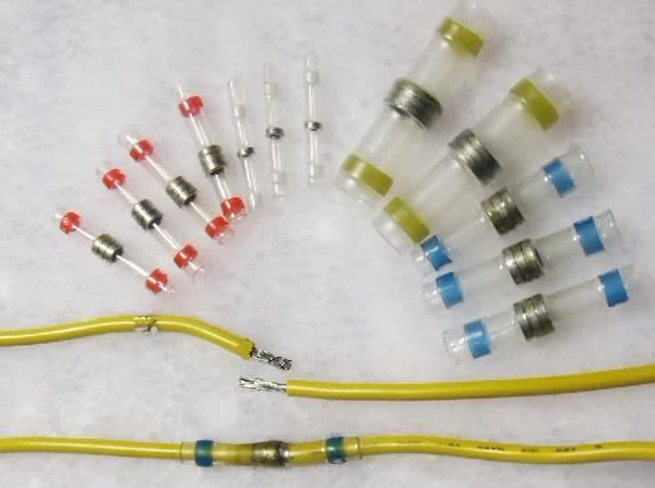Vinyl-insulated Butt Splices - Solder Sleeves – Firgelli Robots